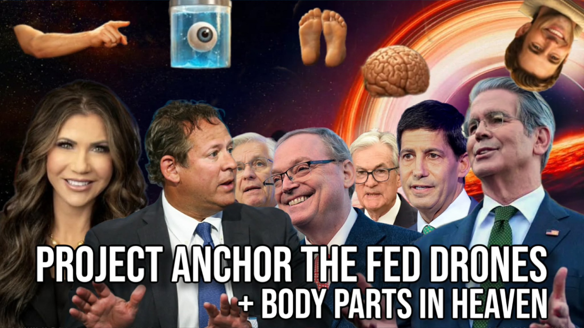 Project Anchor the FED Drones + Body Parts in Heaven - The Newscasters
